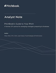 Q4 2021 PitchBook Analyst Note: PitchBook’s Guide to Your Pitch | PitchBook