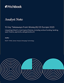 Q2 2023 PitchBook Analyst Note: 15 Key Takeaways From Money20/20 Europe 2023 | PitchBook