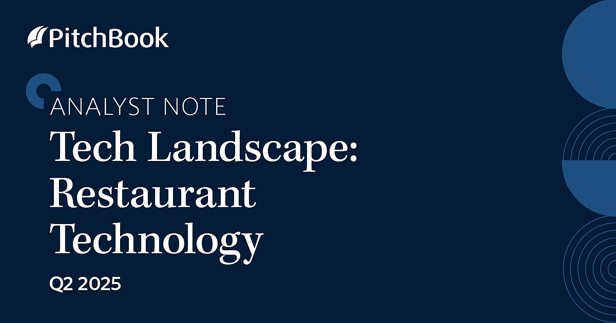 Q2 2025 Tech Landscape: Restaurant Tech | PitchBook
