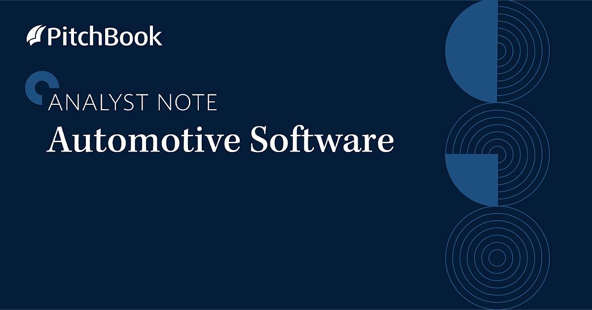 Q2 2024 PitchBook Analyst Note: Automotive Software | PitchBook