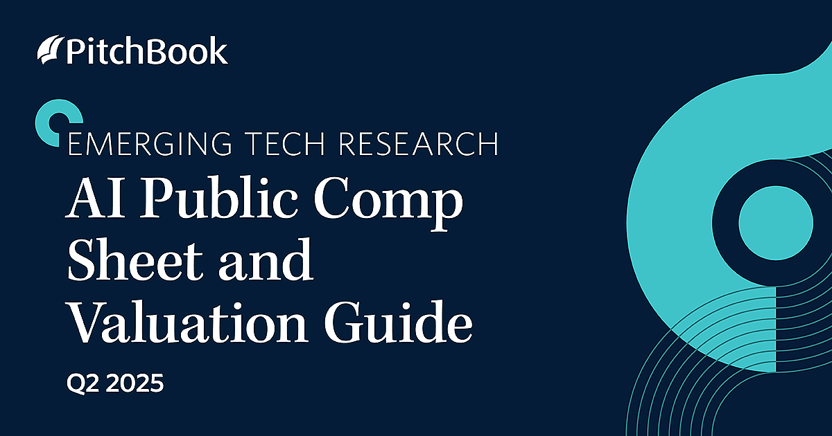 Q2 2025 AI Public Comp Sheet and Valuation Guide | PitchBook
