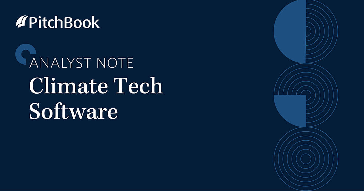 Q4 2024 PitchBook Analyst Note: Climate Tech Software | PitchBook